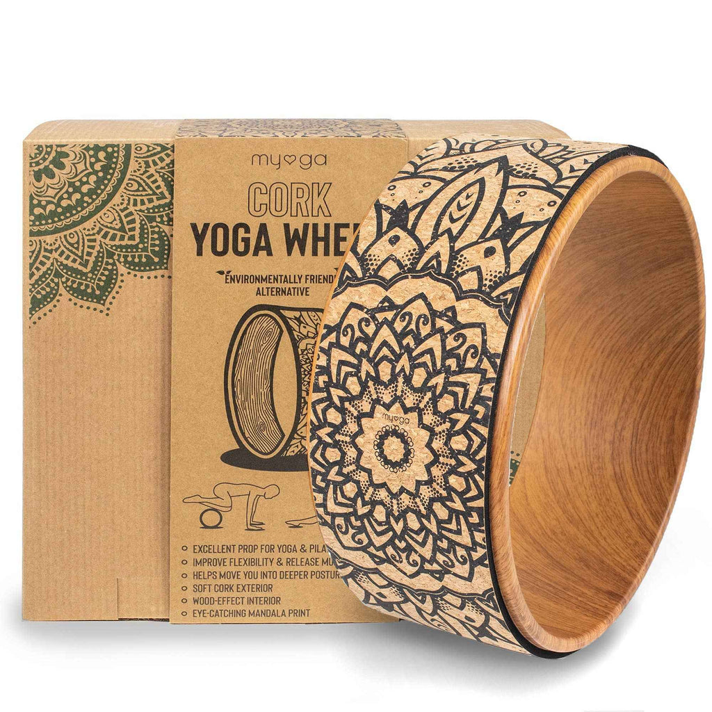 Cork Yoga Wheel | Eco Yoga Stretch & Back Support – Pangolins