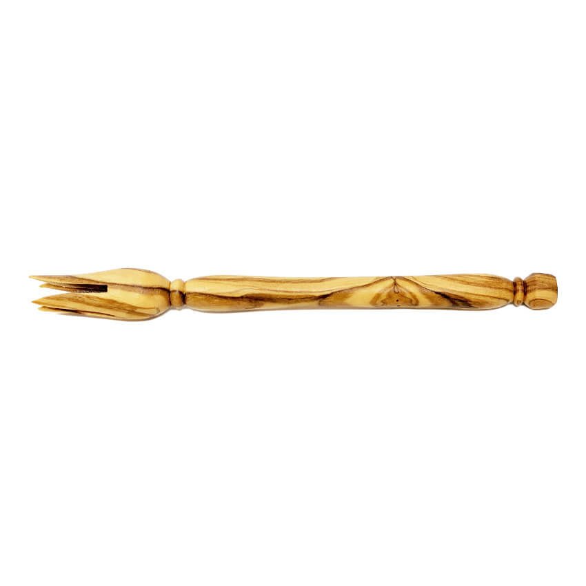 Olive Wood Olive Pick Gift | Sustainable Serving Tool | Pangolins